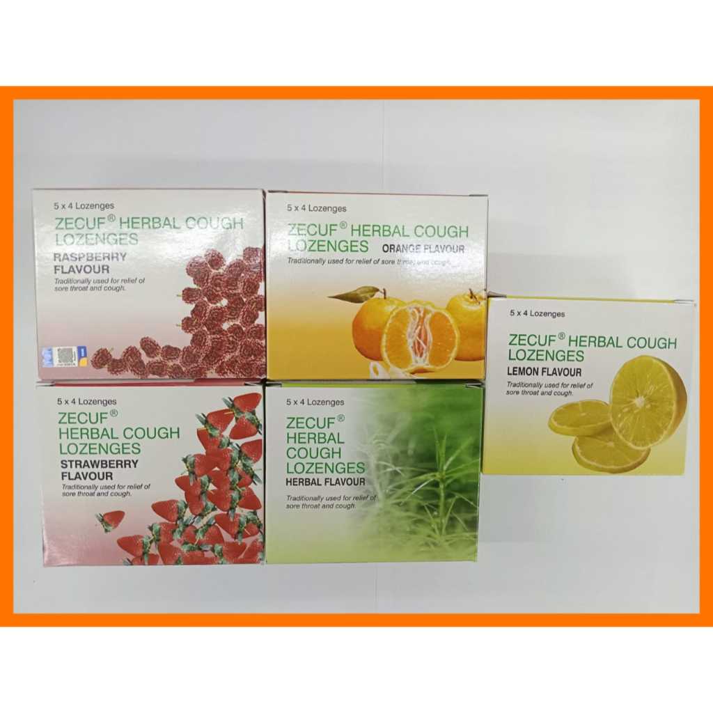 ZECUF HERBAL COUGH LOZENGES 20S (5 FLAVOUR) | Shopee Malaysia