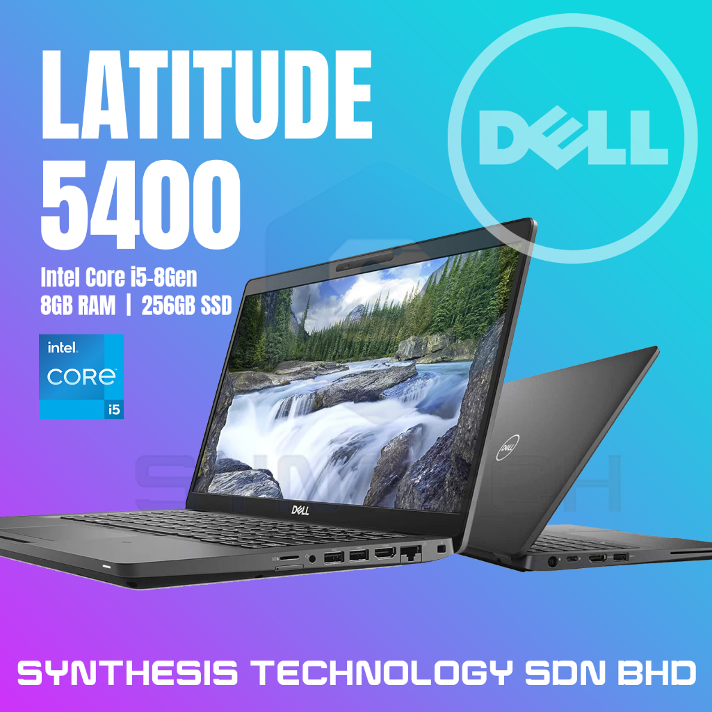 REFURBISHED🔥DELL LATITUDE 5400🔥INTEL I5 - 8GEN 8GB RAM 256GB SSD 14INCH ...