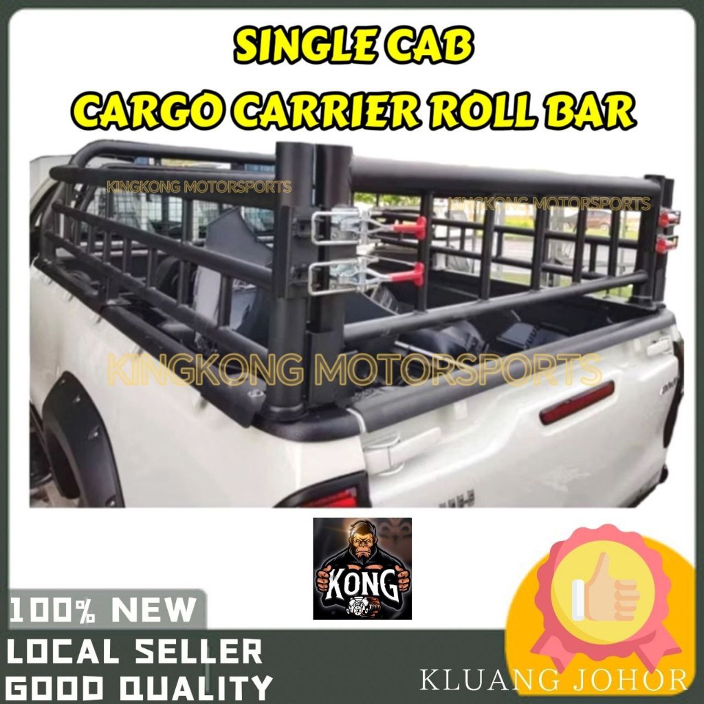4x4 SINGLE CAB CARGO CARRIER ROLL BAR (METAL) HILUX RANGER NAVARA DMAX ...