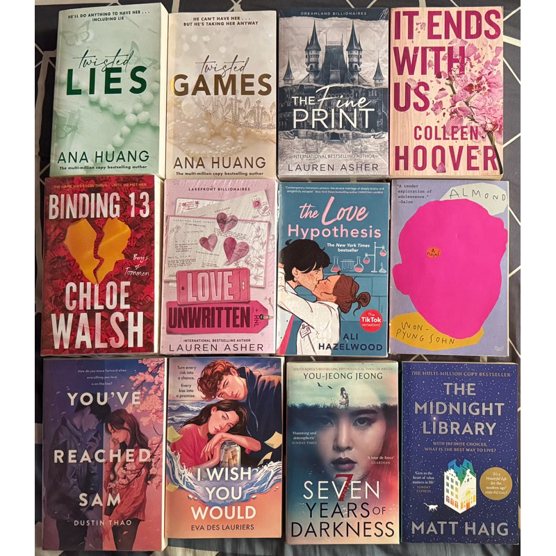 PRELOVED ENGLISH NOVELS | Shopee Malaysia