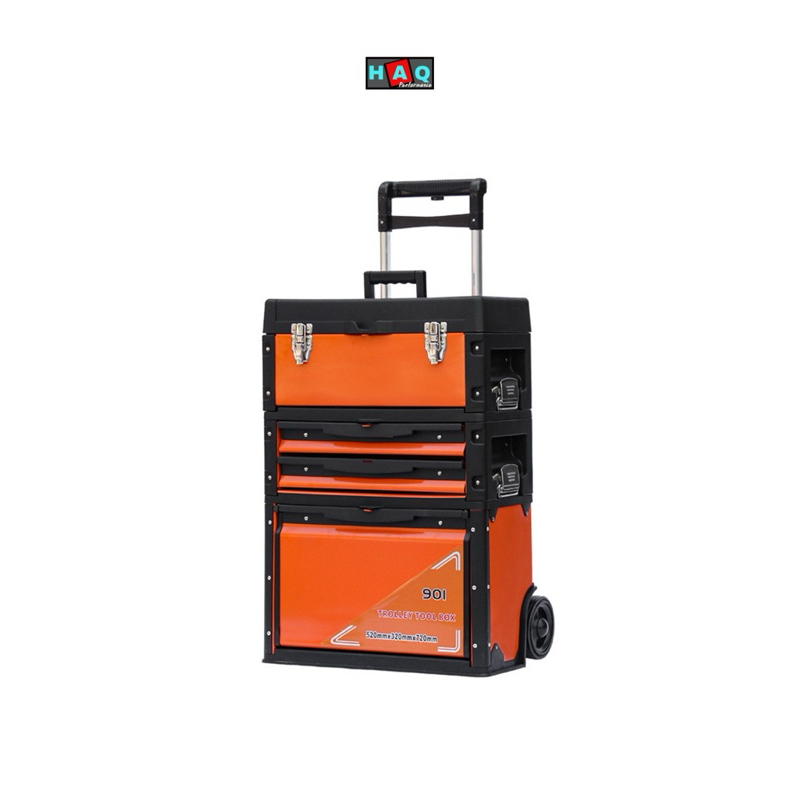 Heavy Duty Metal Trolley Toolbox Multifunctional Three-layer ...