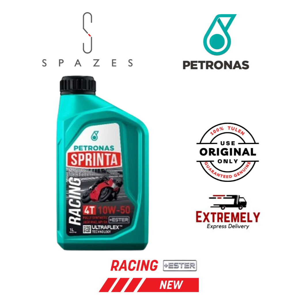 PETRONAS Sprinta Racing ES 10W-50 Engine Oil Ester Fully Synthetic ...