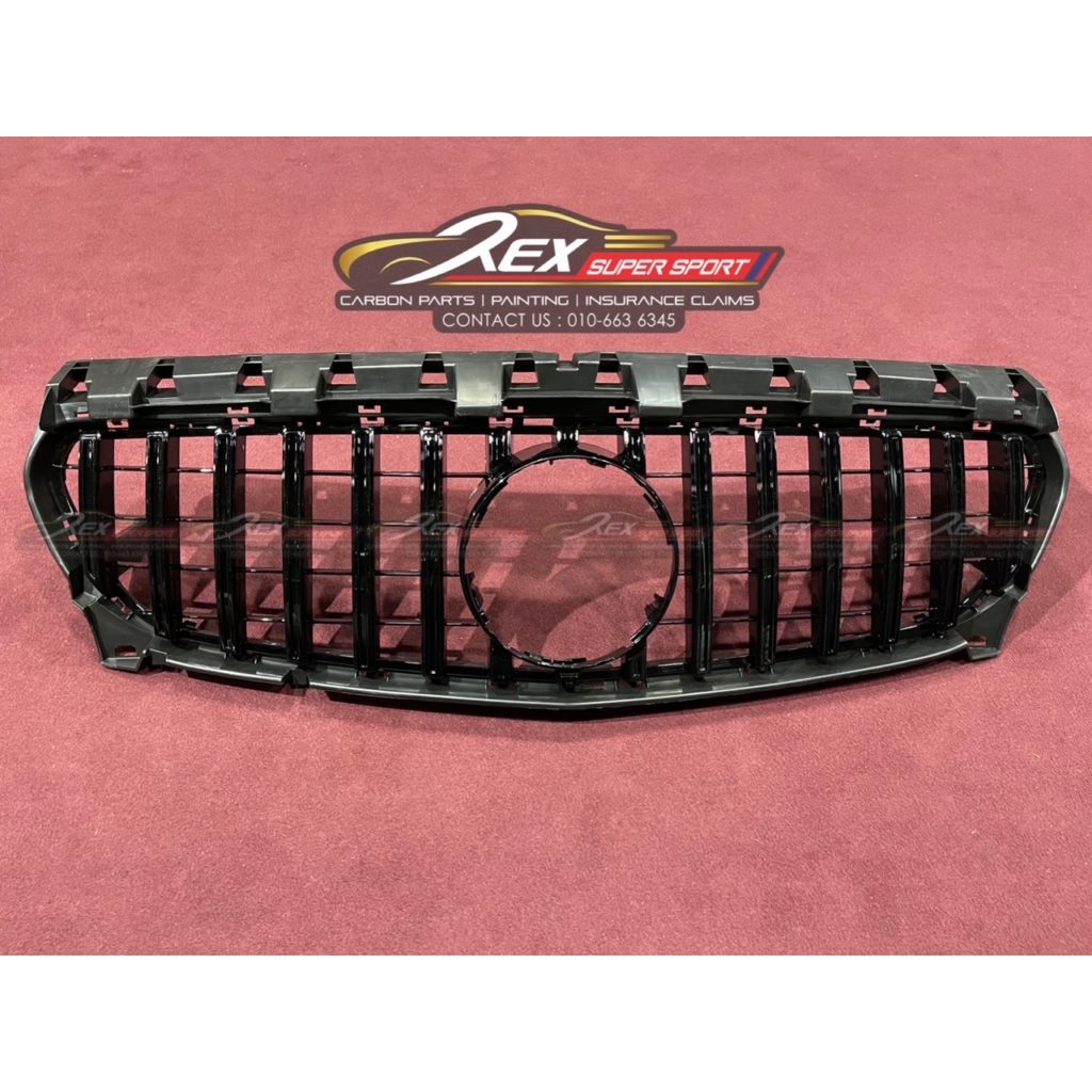 Mercedes Benz CLA W117 180 200 250 45 Pre Facelift Front Grill GT Black ...
