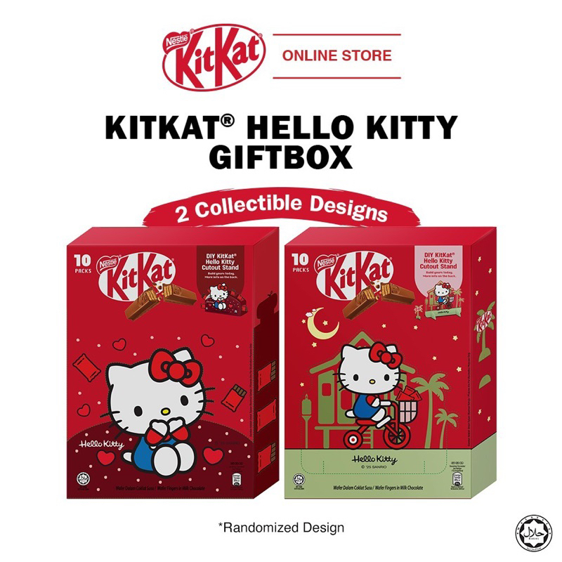 KIT KAT 2F HELLO KITTY GIFT BOX 10’S | Shopee Malaysia