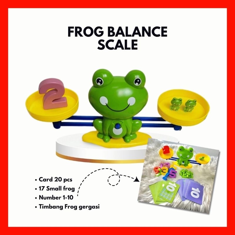 FROG BALANCE SCALE | BELAJAR MENGIRA | MOMMYHAPPY | Shopee Malaysia