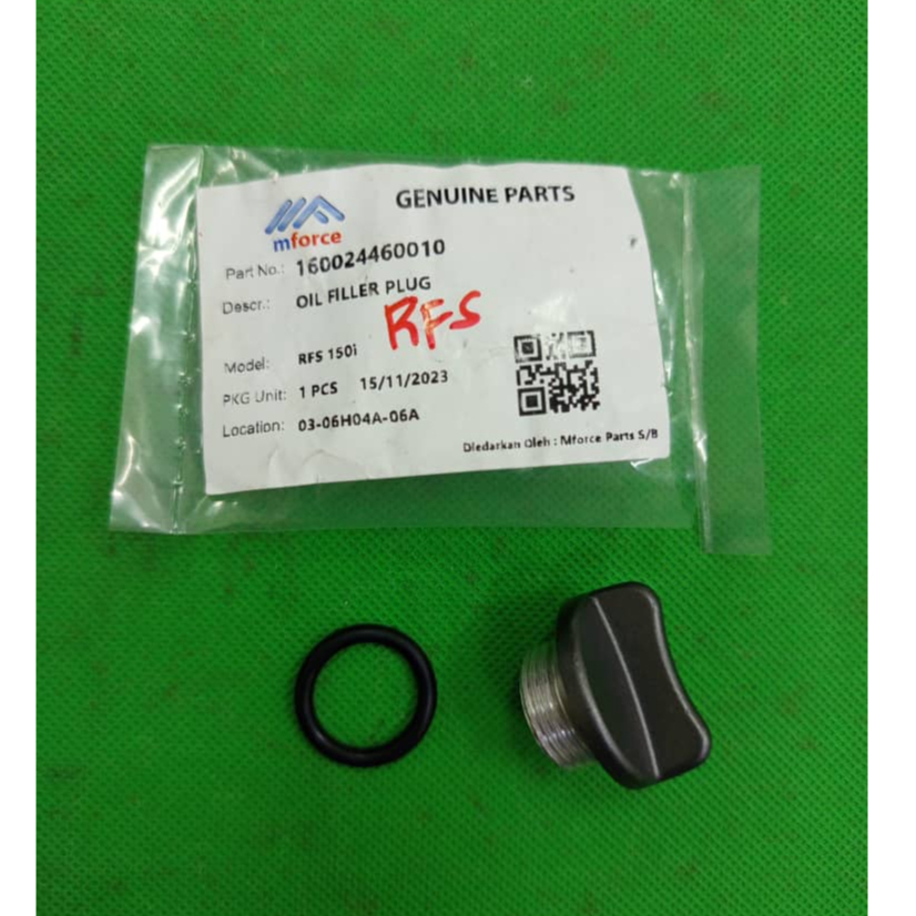 [100% ORIGINAL] BENELLI RFS150 OIL LEVEL PENUTUP MINYAK HITAM RFS 150 ...