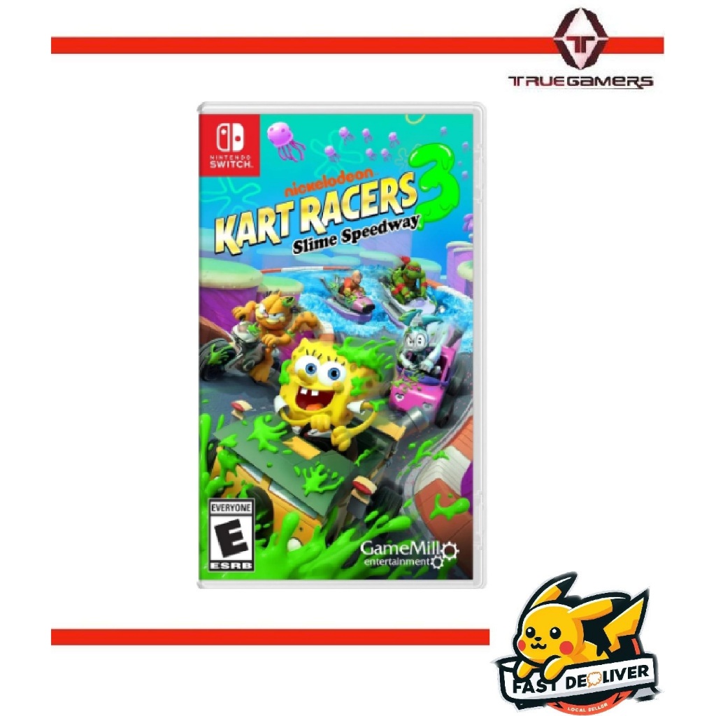 Nintendo Switch Nickelodeon Kart Racer 3 Slime Speedway (Digital Code ...