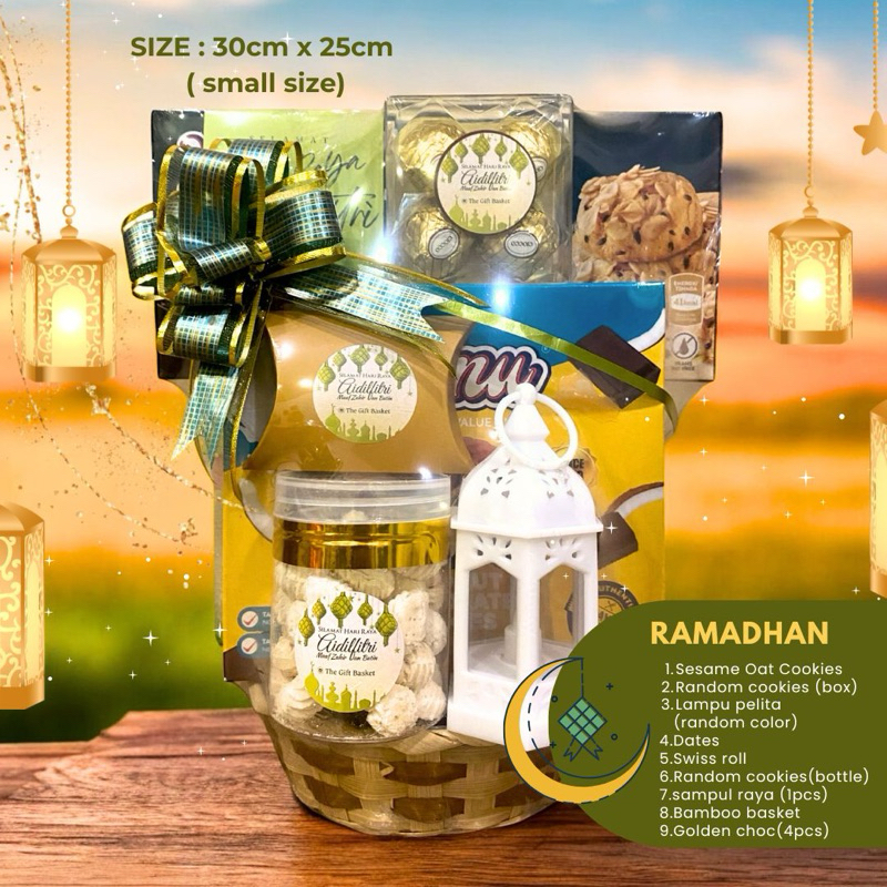 Hari Raya Mini Hamper Gift Hari Raya Aidilfitri Basket Hamper Exclusive ...