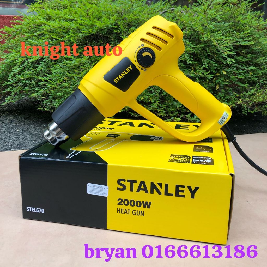 Stanley STEL670 2000W 50-600°C Heat Gun / HOT AIR GUN | Shopee Malaysia