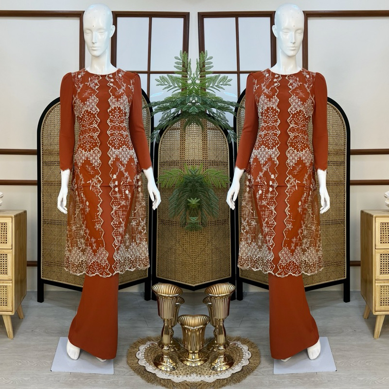 DINDA (kurung modern) Brenda&Brenda | Shopee Malaysia