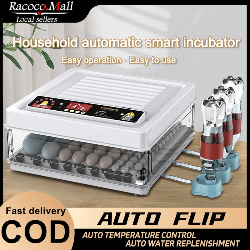 12/24/48/64/130 Eggs Automatic Incubator Thermostatic Chicken Hatching ...