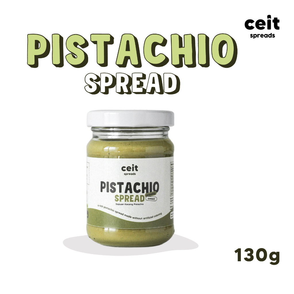 Ceit Spreads Pistachio Spread (HALAL) 130g / Pistachio Butter ...