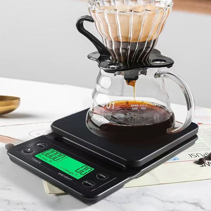 WT Digital Coffee Scale 5KG – Waterproof, High Precision, Timer & LCD ...
