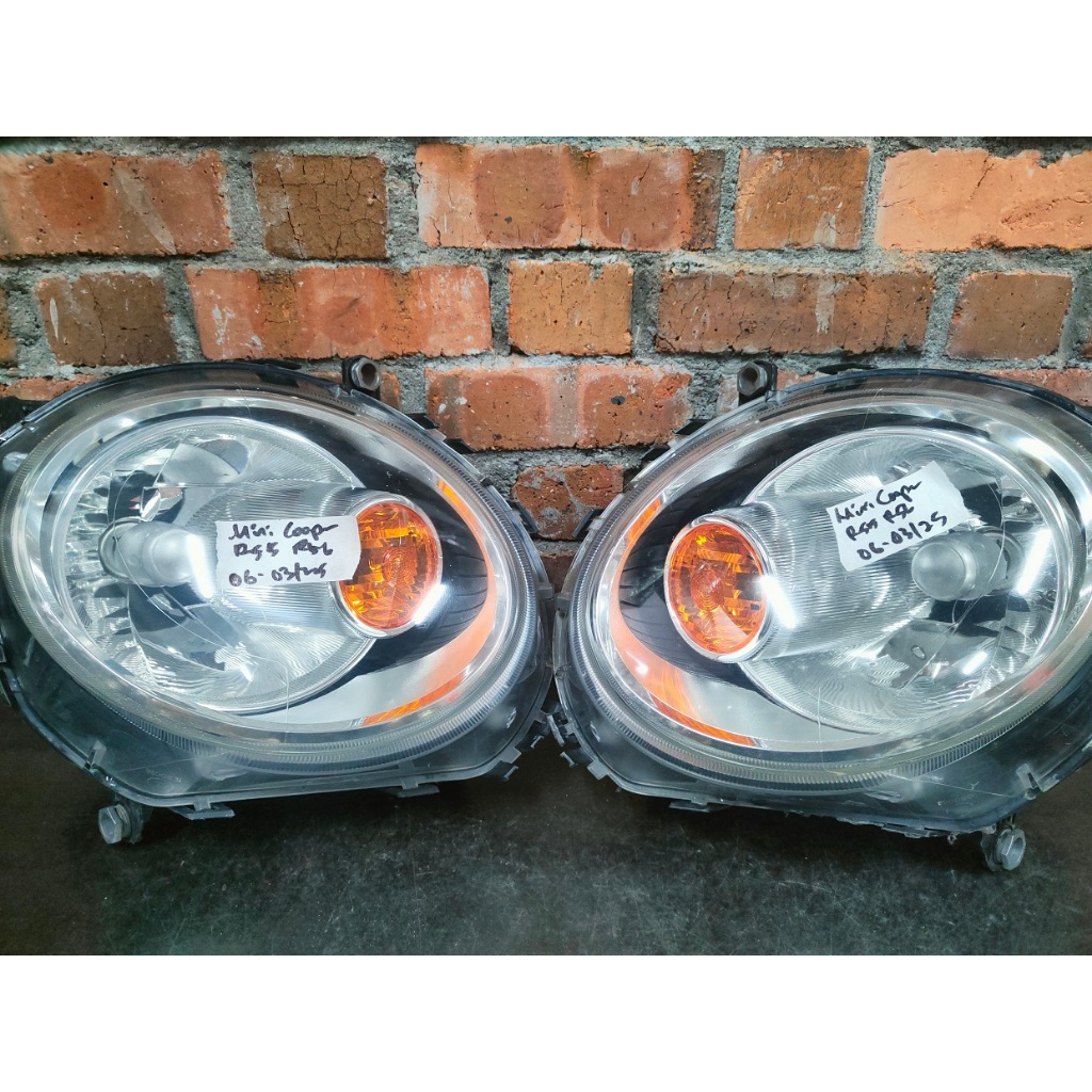 ORIGINAL Mini Cooper R56 R57 Front HALOGEN Head Light Lamp Light Lampu ...