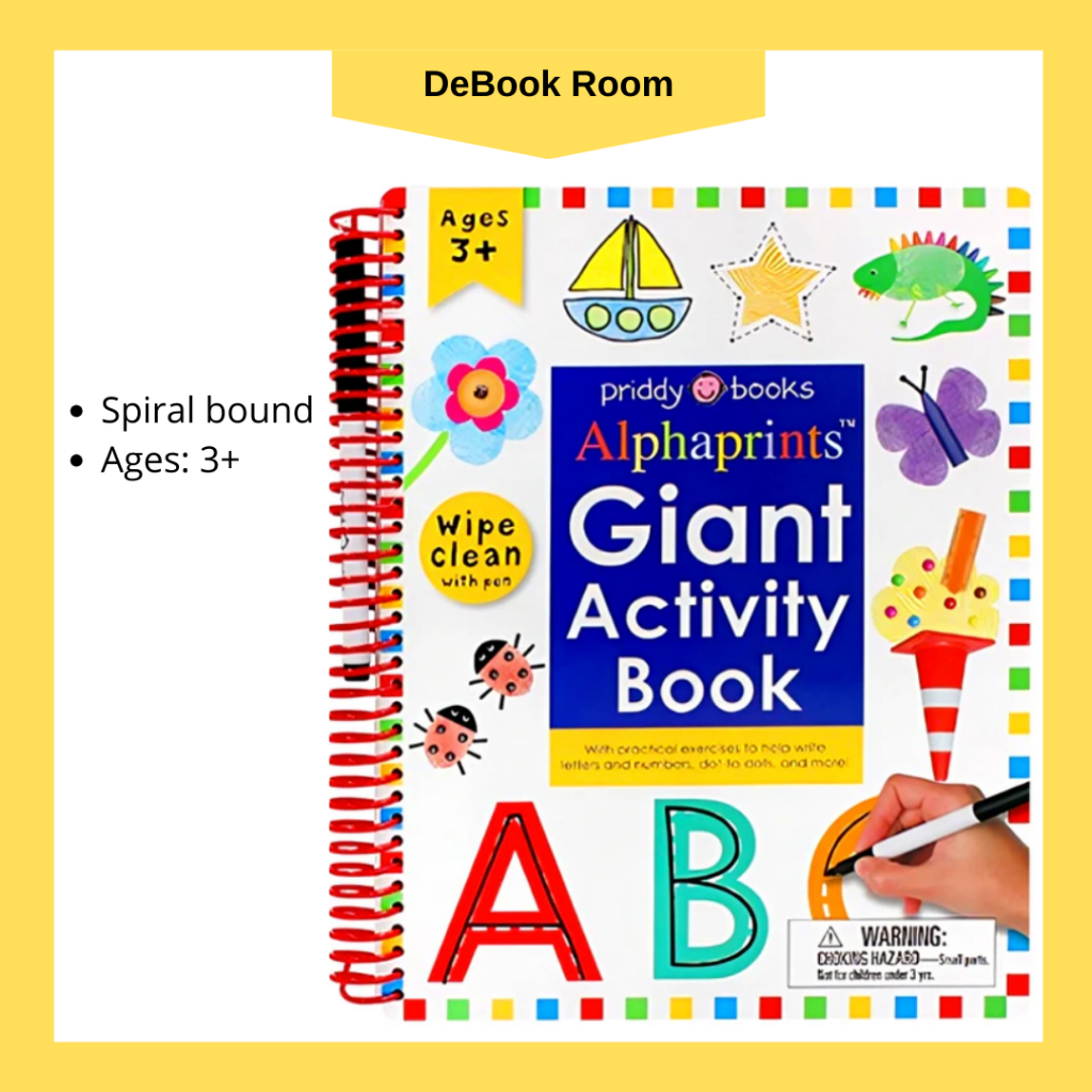 Priddy Books : Alphaprints Giant Activity Book (Wipe-Clean with Pen ...