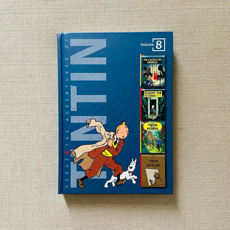 The Adventures of Tintin Volume 8 Castafiore Emerald Flight 714 Picaros ...