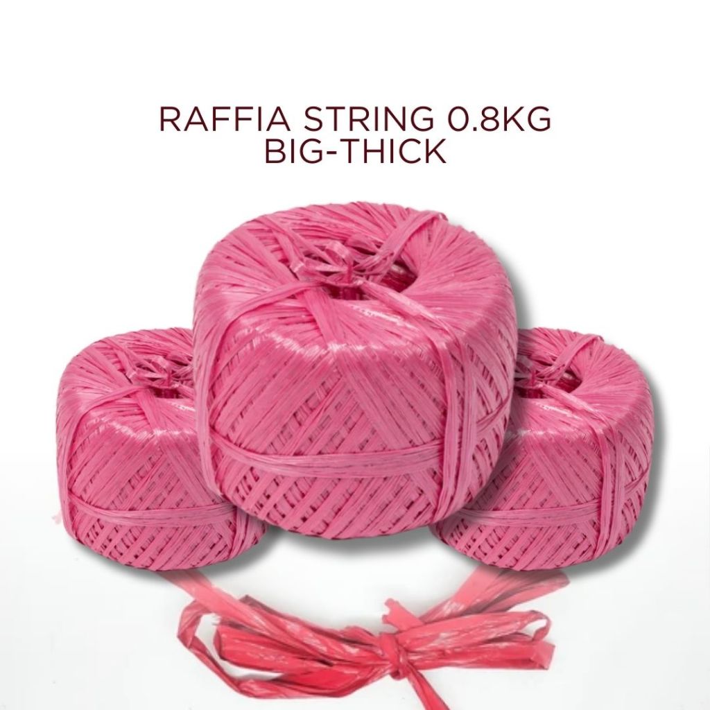 Raffia String - 0.8kg (Big-Thick) | Tali Raffia Industrial Tebal Murah ...