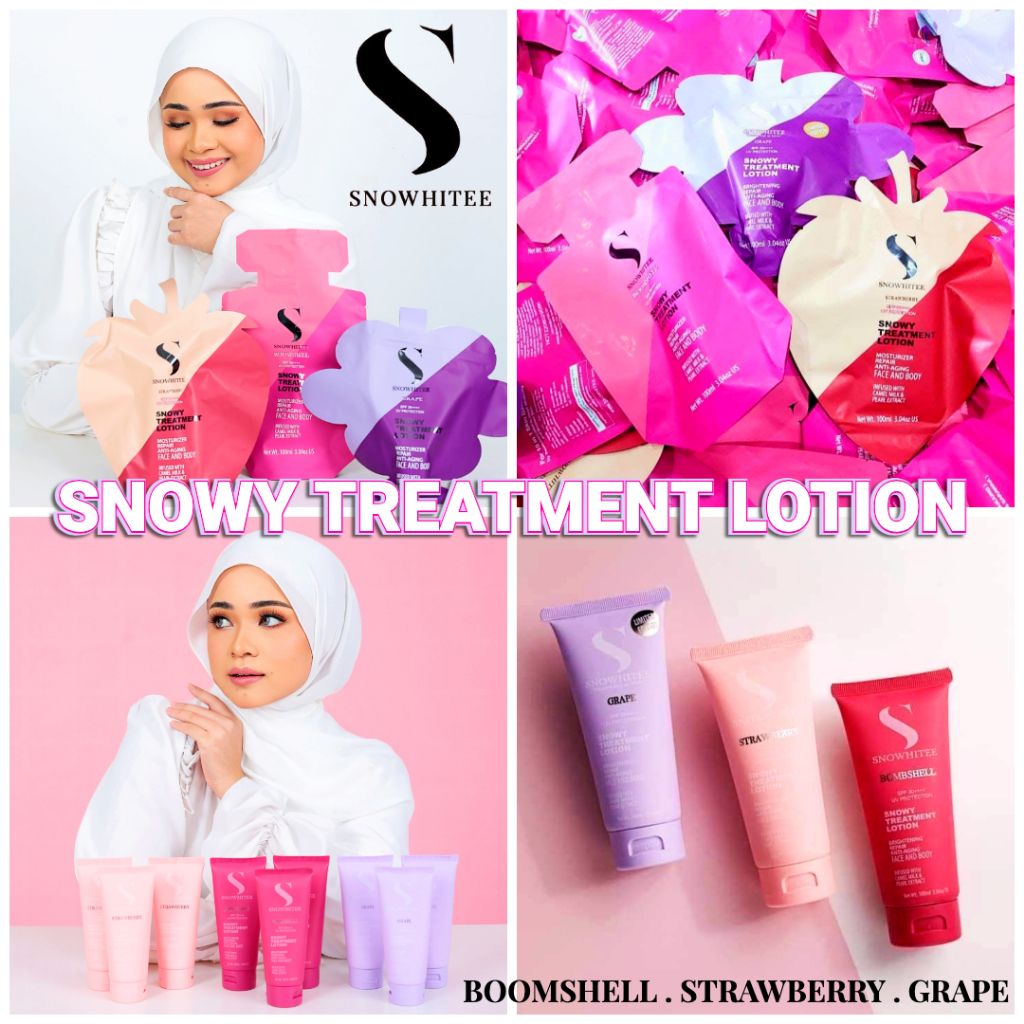 Snowy Treatment Lotion / Snowhitee Face Body Moisturizer Skin Repair ...