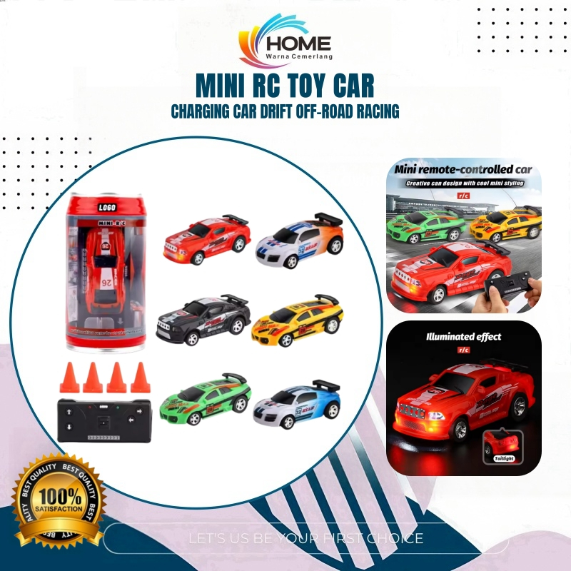 HOT Ready Stock 6 Colors Remote Control MINI RC Car Battery Operated ...