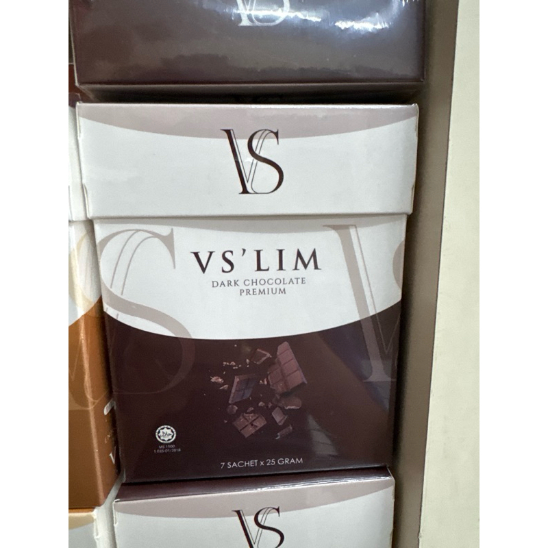 Vs’lim dark chocolate premium 7sch x 25gm💯 ORI | Shopee Malaysia