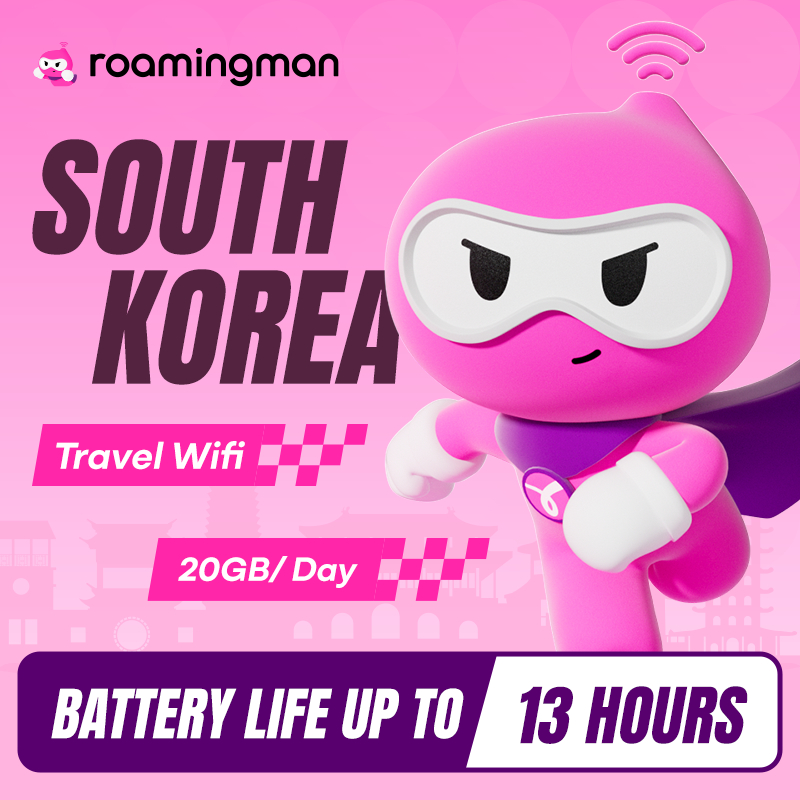 Rental pocket wifi 5g South Korea 5G/4G Unlimited Data Battery Life up ...