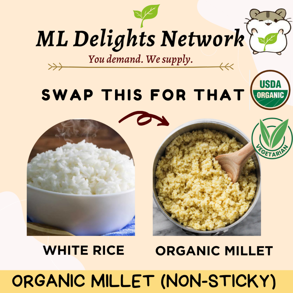 WHOLESALE Organic Millet Rice (CERTIFIED)| 有机小米| Gluten-Free Supergrain ...