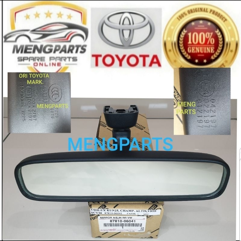 ** TOYOTA INNER MIRROR / ROOM MIRROR BACK VIEW / CERMIN BELAKANG 87810 ...