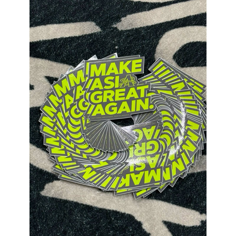 sticker make asia gret again ( annivesary season ) | Shopee Malaysia