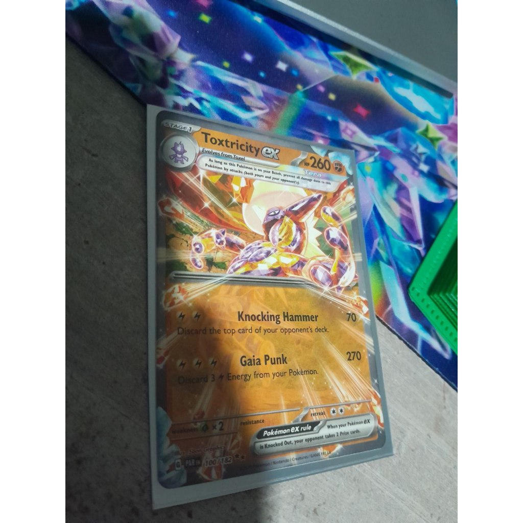 Toxtricity EX (100 182) Pokemon Paradox Rift | Shopee Malaysia
