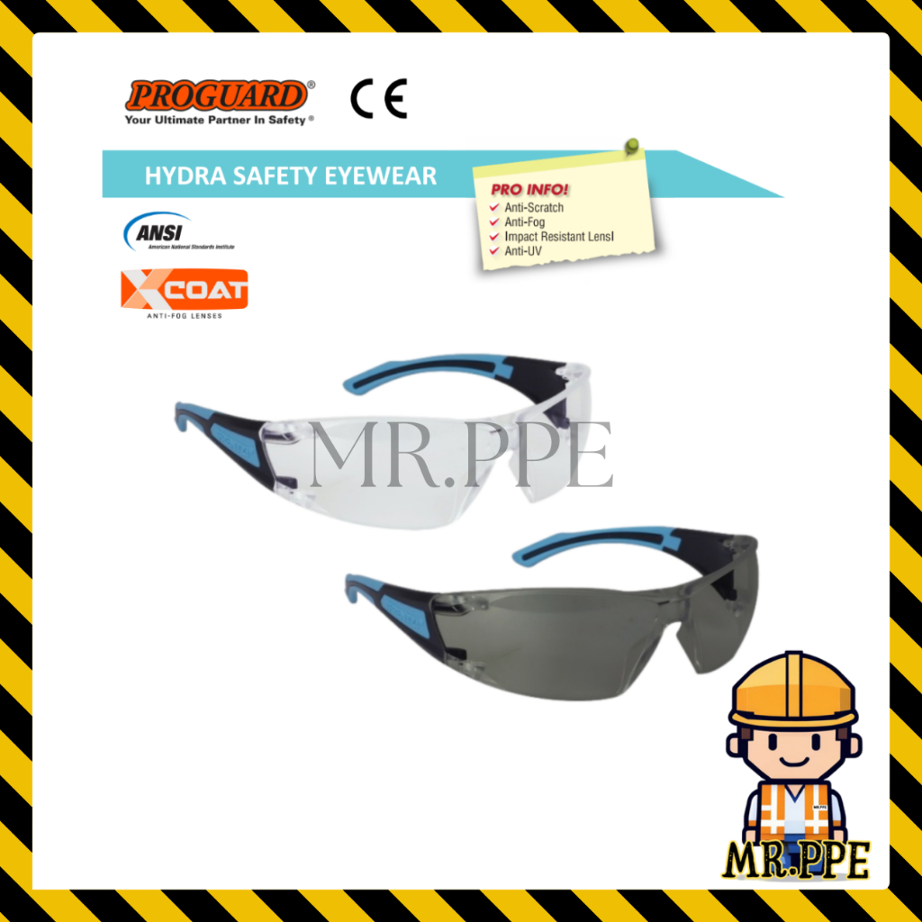 HYDRA C PROGUARD SAFETY EYEWARE | Shopee Malaysia