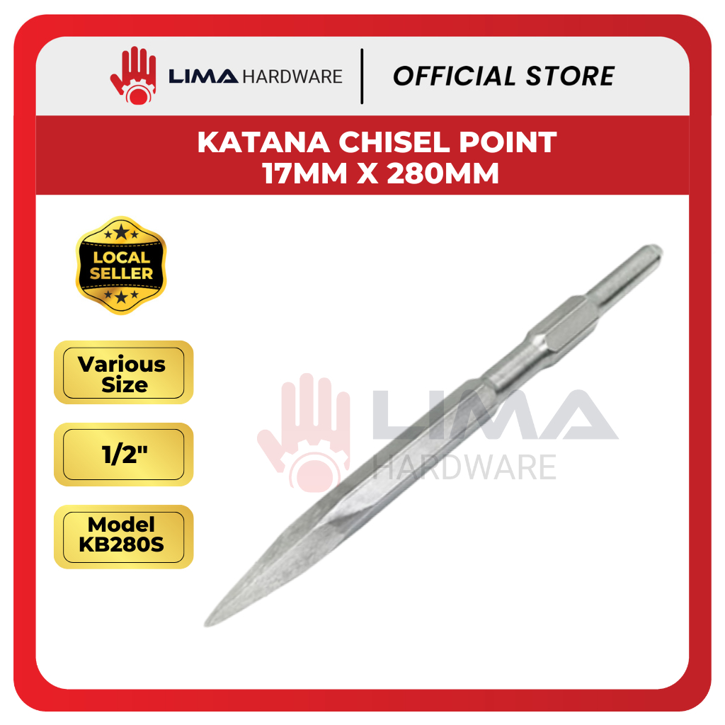KATANA CHISEL - POINT - 17MM X 280MM (KB280S) | Shopee Malaysia