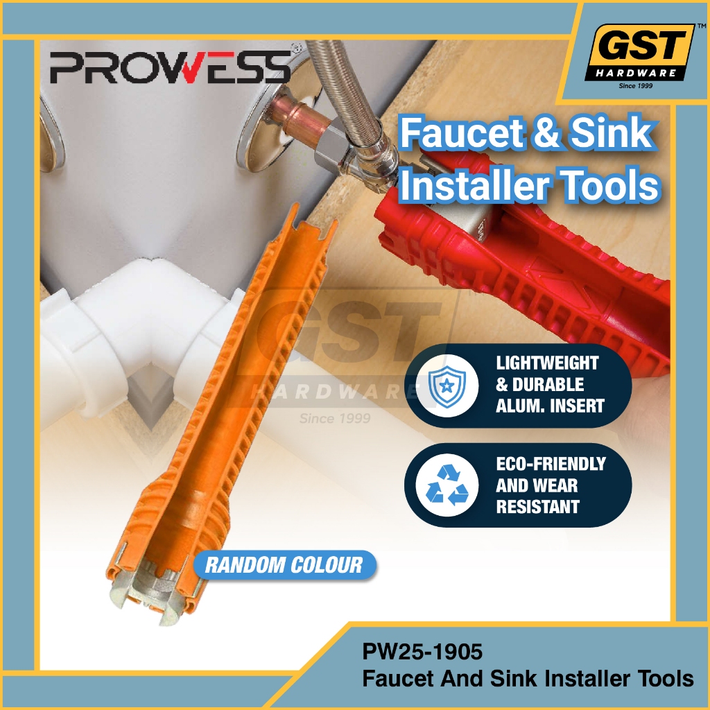 Prowess Faucet And Sink Installer Tools Multifunctional Wrench Faucet Installer Kit | Shopee ...