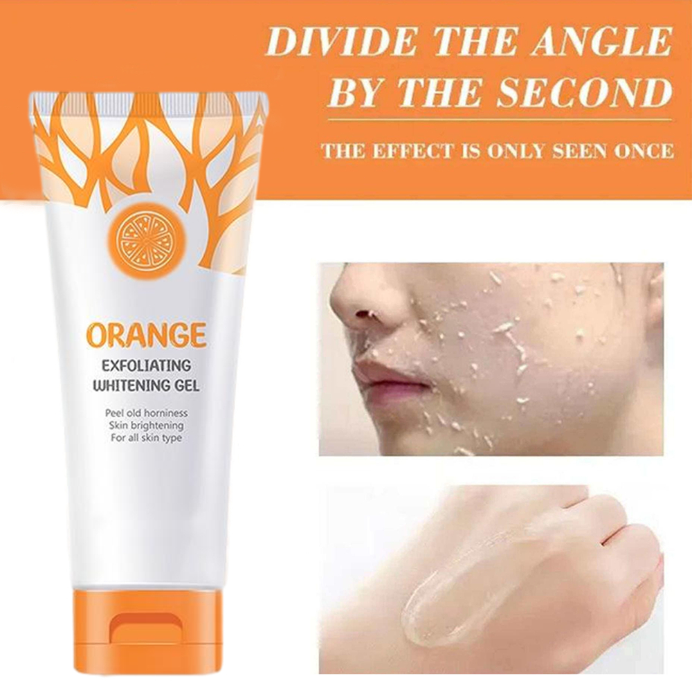 Peeling Gel Facial Scrub Exfoliator & Whitening Gel 1 Min no rough Skin ...