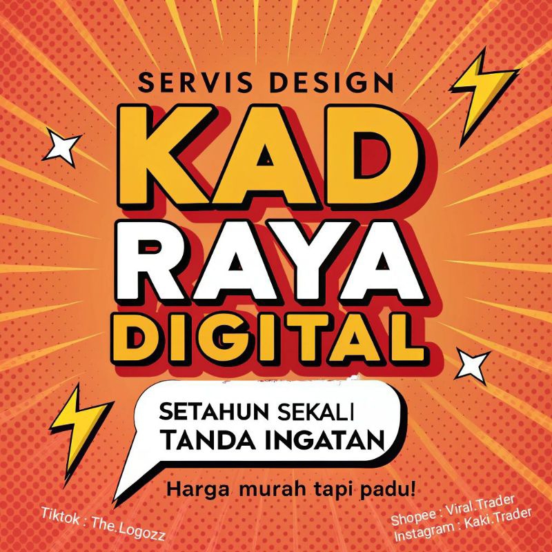 (2025) SERVIS DESIGN KAD RAYA DIGITAL & ANIMASI MURAH TAPI PADU DAN ...
