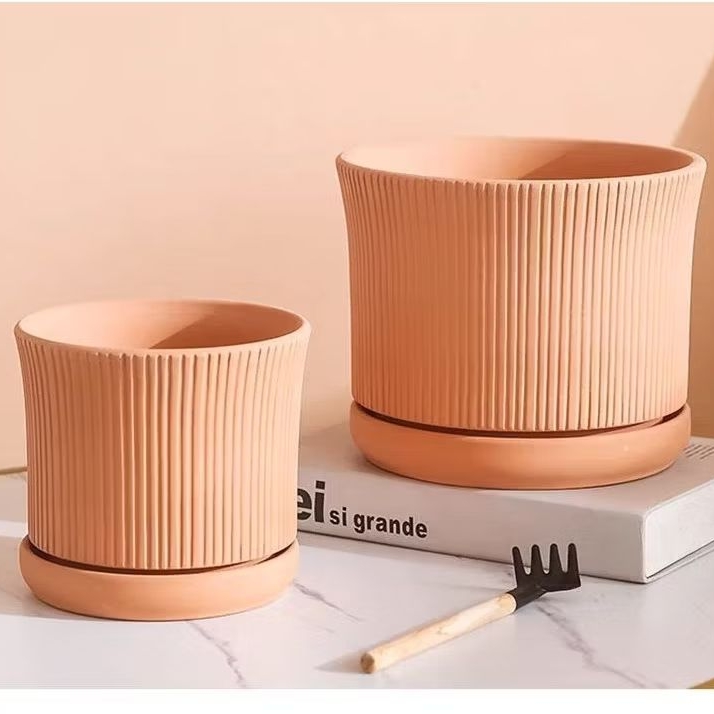 Red Pottery Clay Pot 🌳 Succulents Flower Pot / Pasu Seramik / Pasu ...