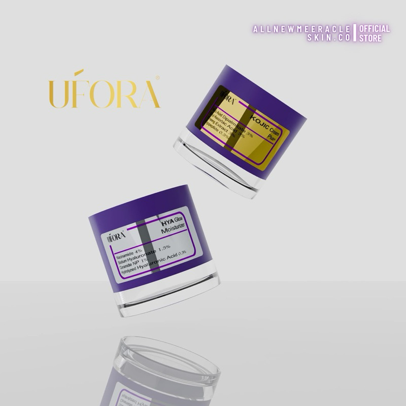 UFORA Skin Hydration & Brightening Set | HYA Glow + KOJIC Plus+ ...