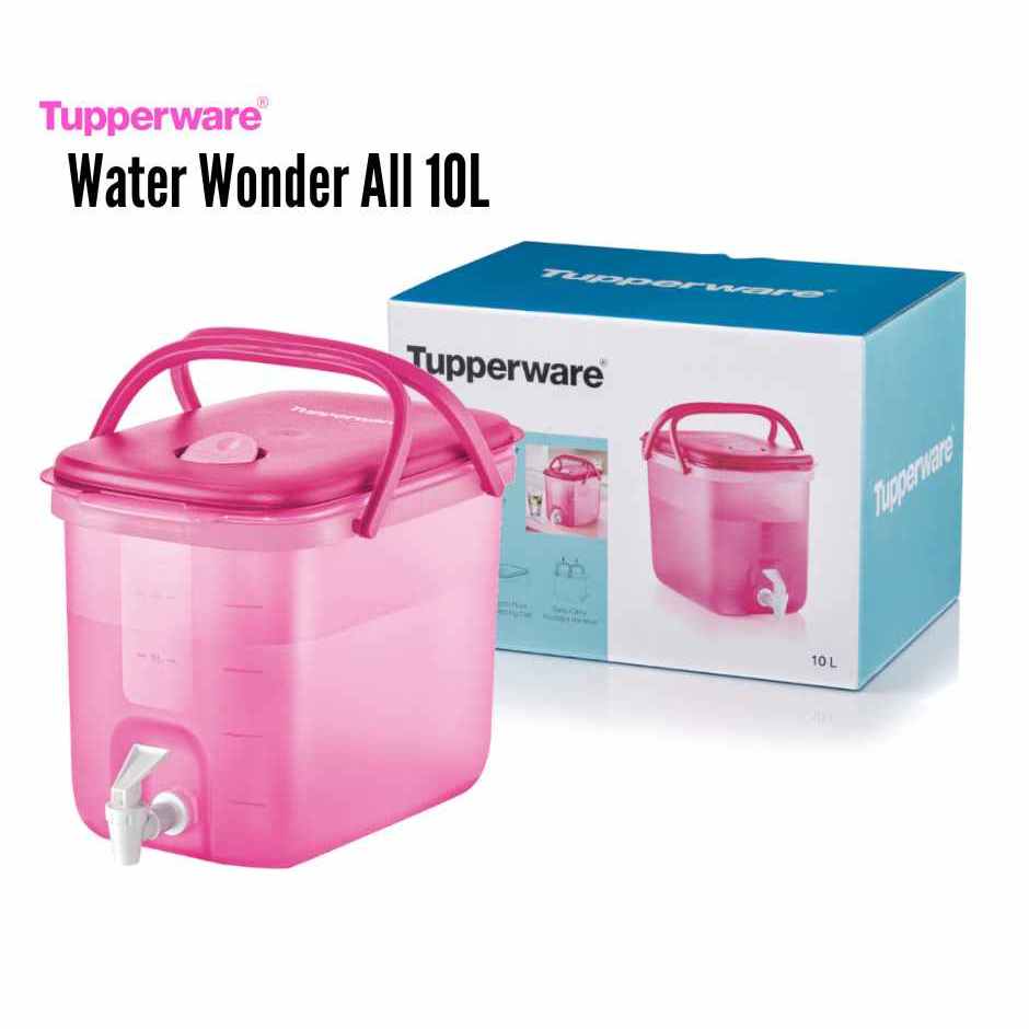 Tupperware Water Dispenser Wonder All 10.0L BPA Free Bekas Air dengan ...