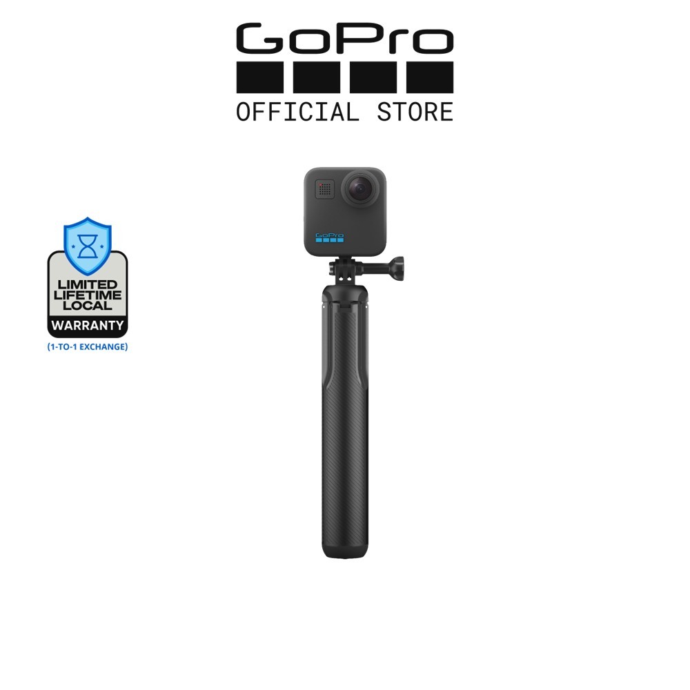 GoPro Action Camera Max Grip + Extended Tripod with 360 Camera Pole for ...