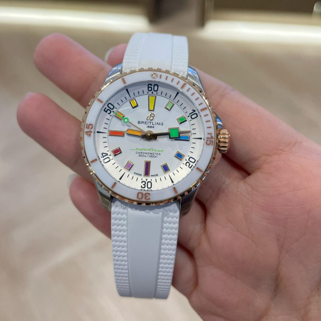 Breitling Superocean Automatic Rainbow Index - 36mm | Shopee Malaysia