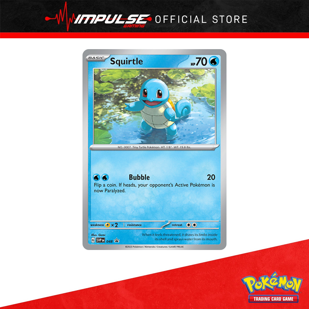 Promo Card Pokemon Tcg Eng: SVP048 Squirtle | Shopee Malaysia