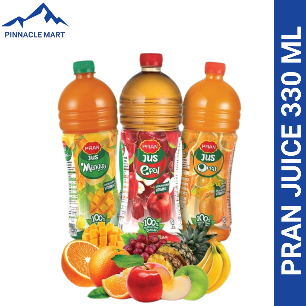 PRAN JUICE MANGO/APPLE/ORANGE 330 ML (HALAL) | Shopee Malaysia