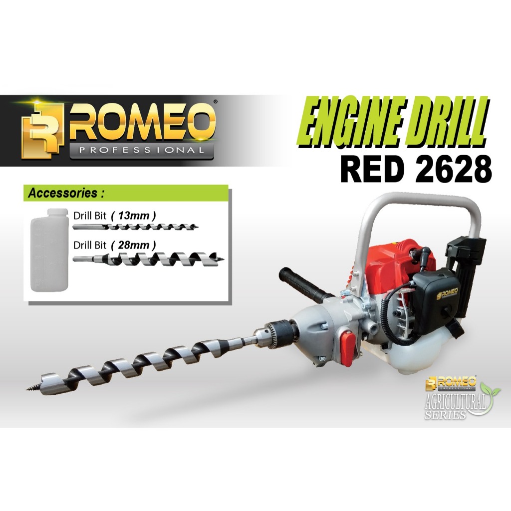 RROMEO PROFESSIONAL ENGINE DRILL(RED2628) | Shopee Malaysia