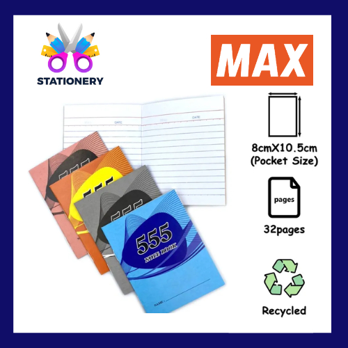 Note Book 555 / Buku Kecil / Notebook 555 / Buku Catatan 555 / 迷你单线簿 ...
