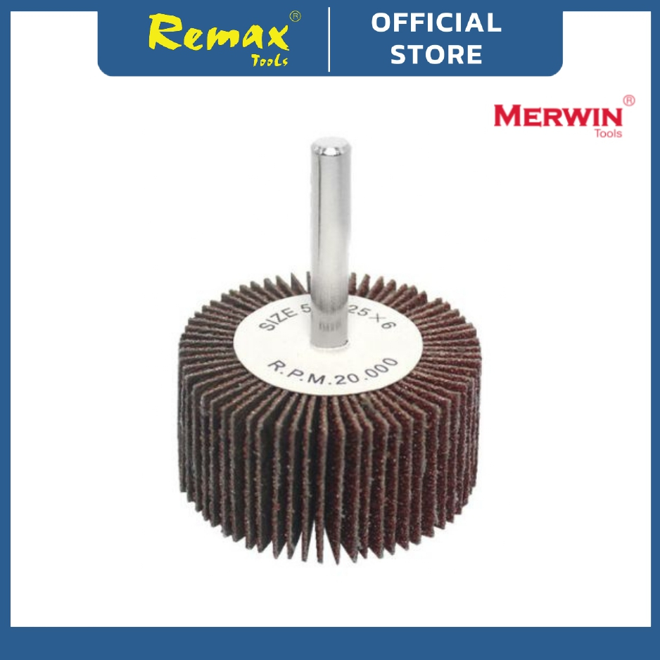 MERWIN 50MM Aluminium Oxide Flap Wheel 80 GRIT, 120 GRIT 65-FW502, 65 ...