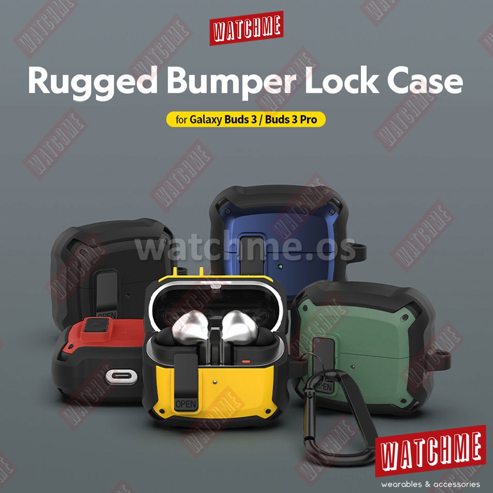 Samsung Galaxy Buds 3 / 3 Pro Bumper Case, Secure Lock Design Casing ...