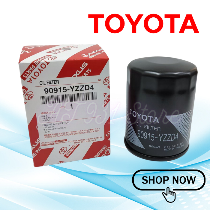 TOYOTA 90915-YZZD4 OIL FILTER - HILUX KUN25 KUN26/ INNOVA/ HIACE ...