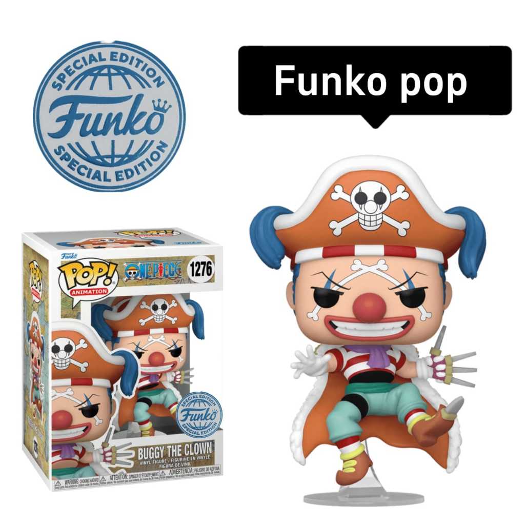 Original Funko Pop! Animation Onepiece 1276 Buggy The Clown Special ...