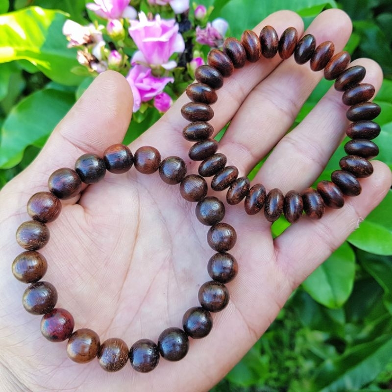 Gelang Kayu Menang / Laka (RARE ITEM/100% ASLI) Bulat & Leper | Shopee ...