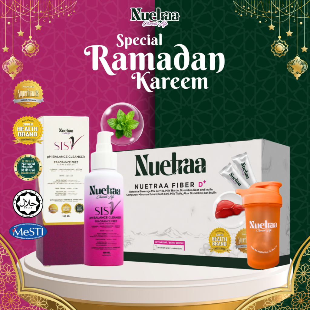 ( RAMADAN EXECLUSIVE) Nuetraa Fiber D+(30 days) And Sis'v PH Balance ...