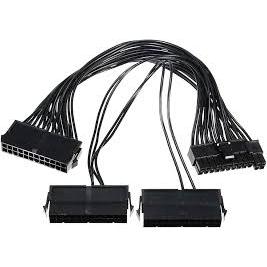 ATX 24 Pin Triple PSU ATX Power Supply Adapter Cable 18AWG Wire For ...
